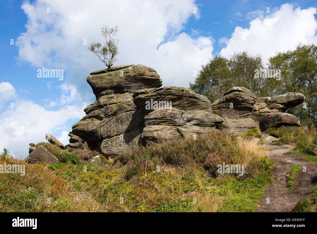 Brimham rocks hi-res stock photography and images - Alamy