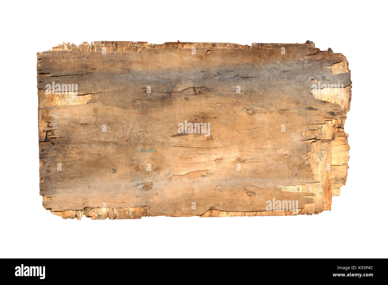 old wood plate on isolated Stock Photo - Alamy