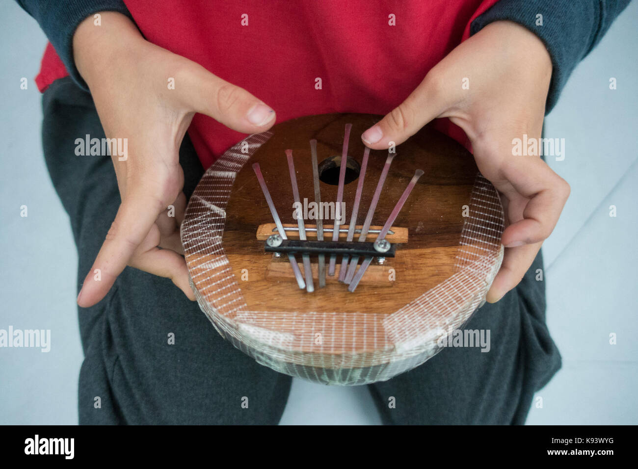 Children Playing Mbira Stock Photo - Alamy
