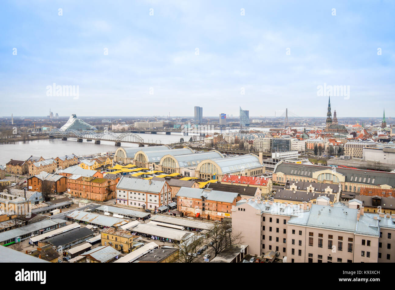 Riga panoramic view hi-res stock photography and images - Alamy