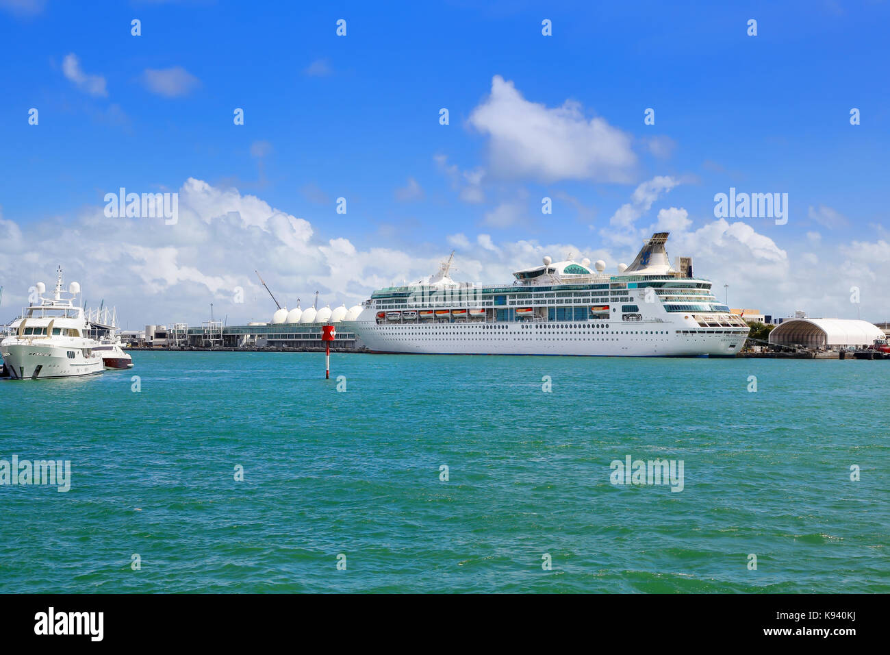 Cruise port of Miami Stock Photo - Alamy