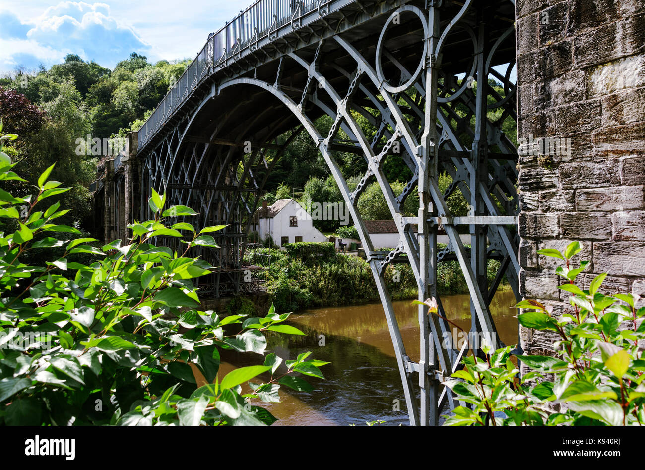 Historic iron bridge abraham hi-res stock photography and images - Alamy