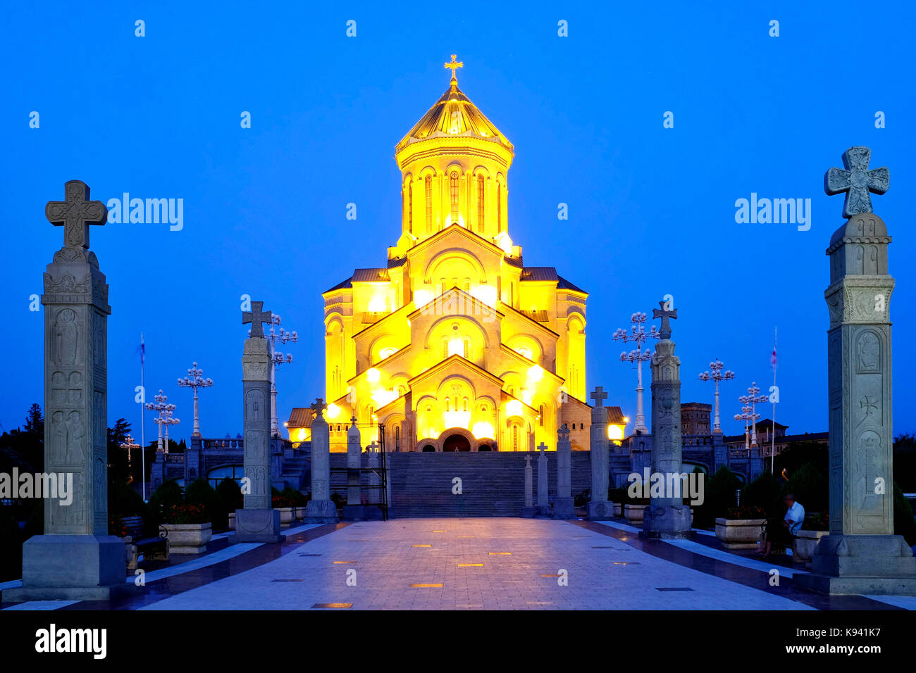 Sameba holy trinity cathedral hi-res stock photography and images - Alamy