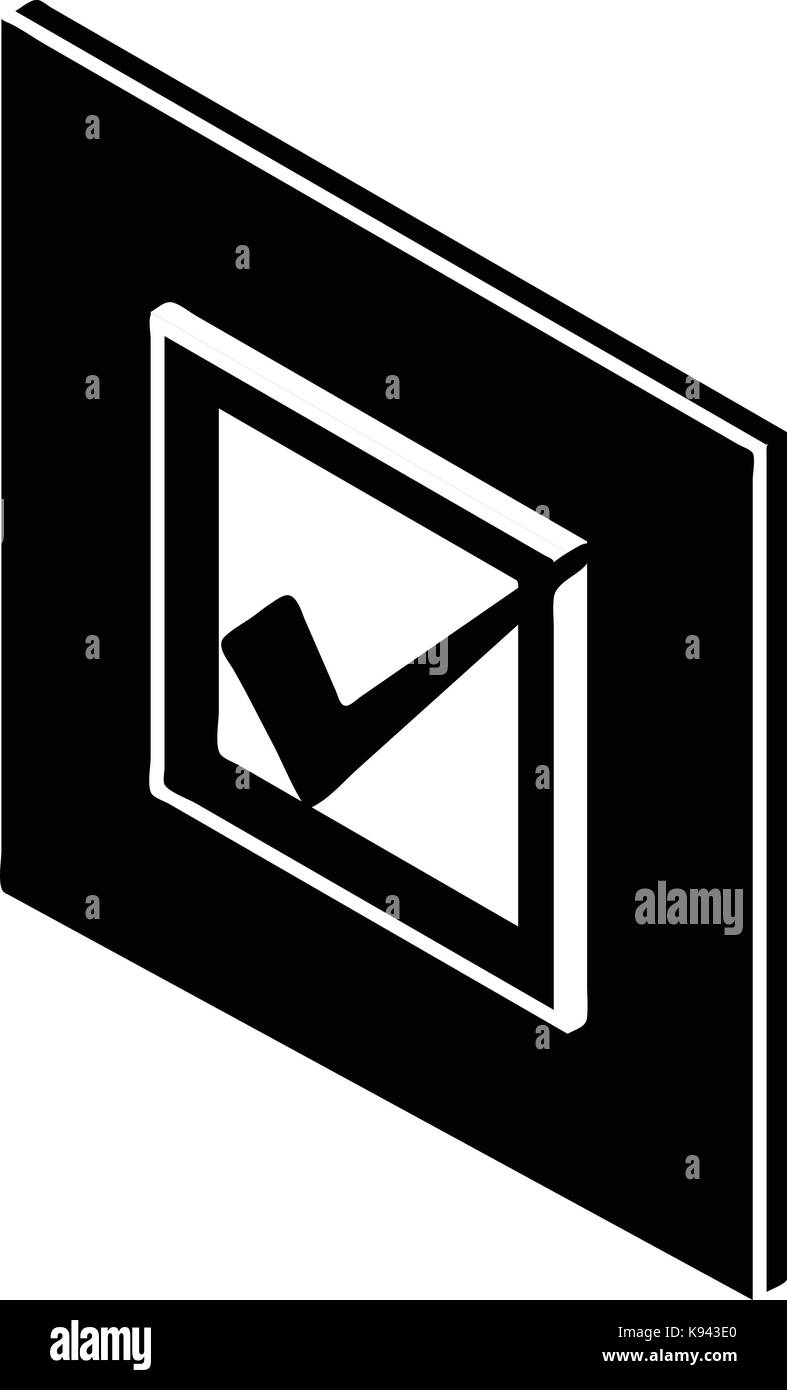 Voted sign icon, simple style Stock Vector Image & Art - Alamy