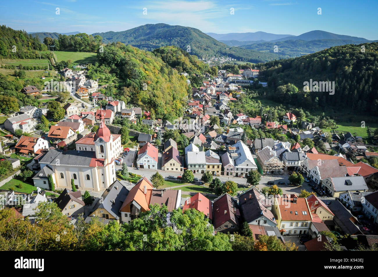 Stramberk small town in Czech Stock Photo - Alamy