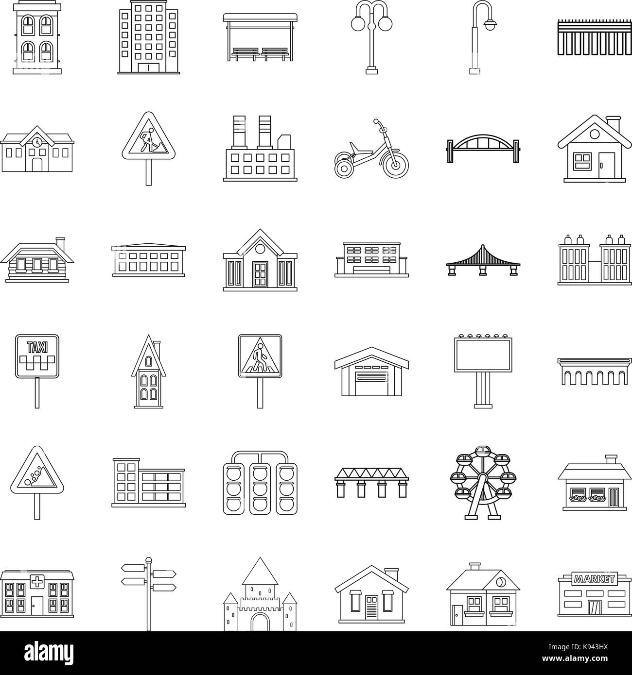 District icons set, outline style Stock Vector Image & Art - Alamy District icons set, outline style Stock Vector Image & Art - Alamy
