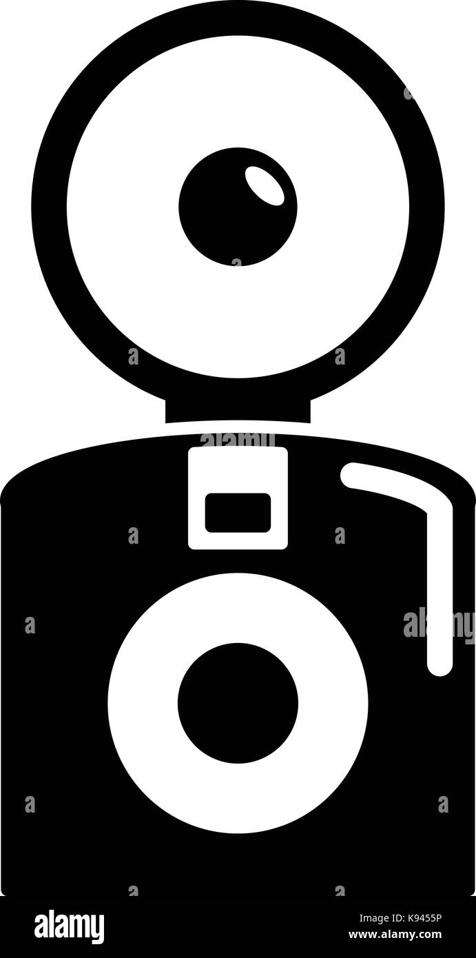 Oldschool camera icon , simple style Stock Vector Image & Art - Alamy