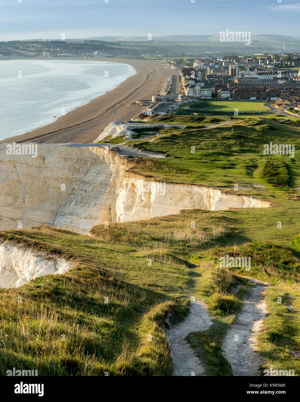 View of the Seaford Head cliffs, Seaford, UK Stock Photo - Alamy