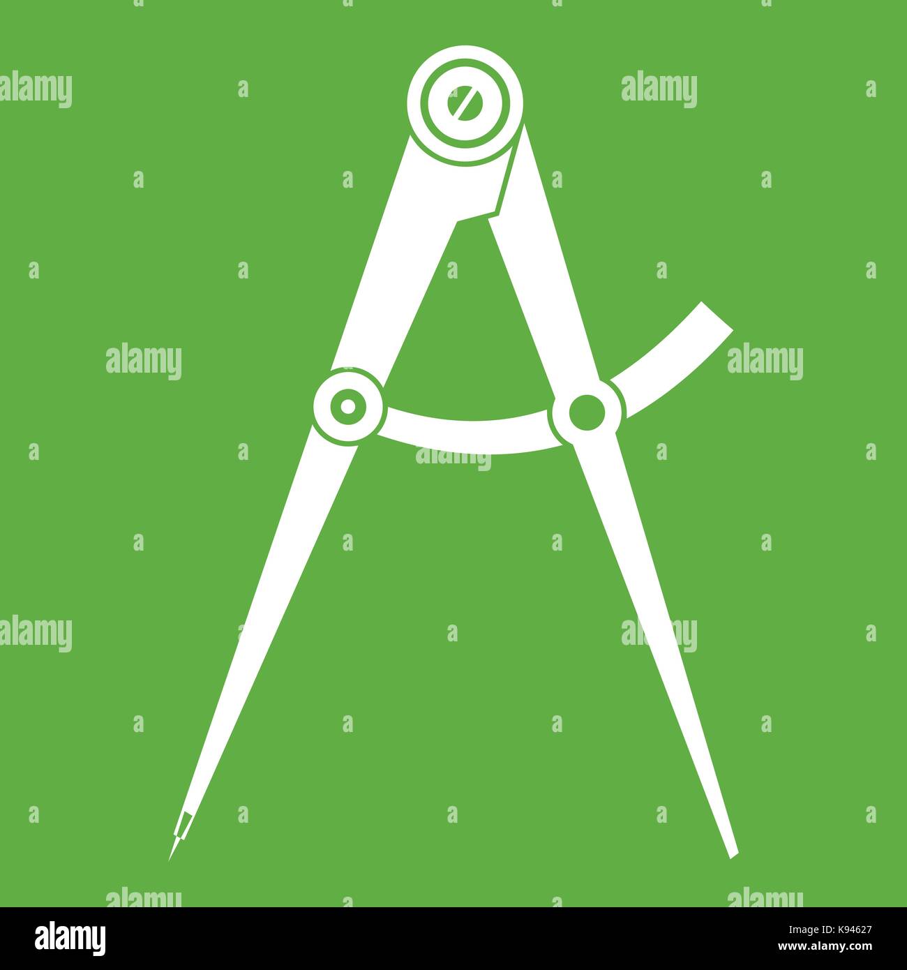 Mathematical Compass Drawing Circle Stock Vector Images - Alamy