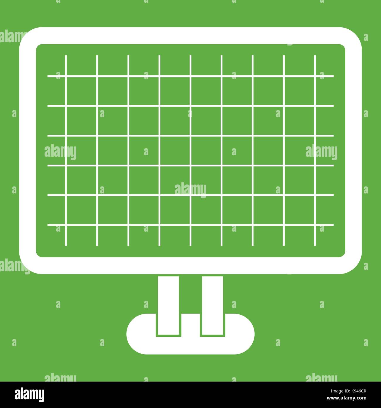 Computer monitor icon green Stock Vector Image & Art - Alamy