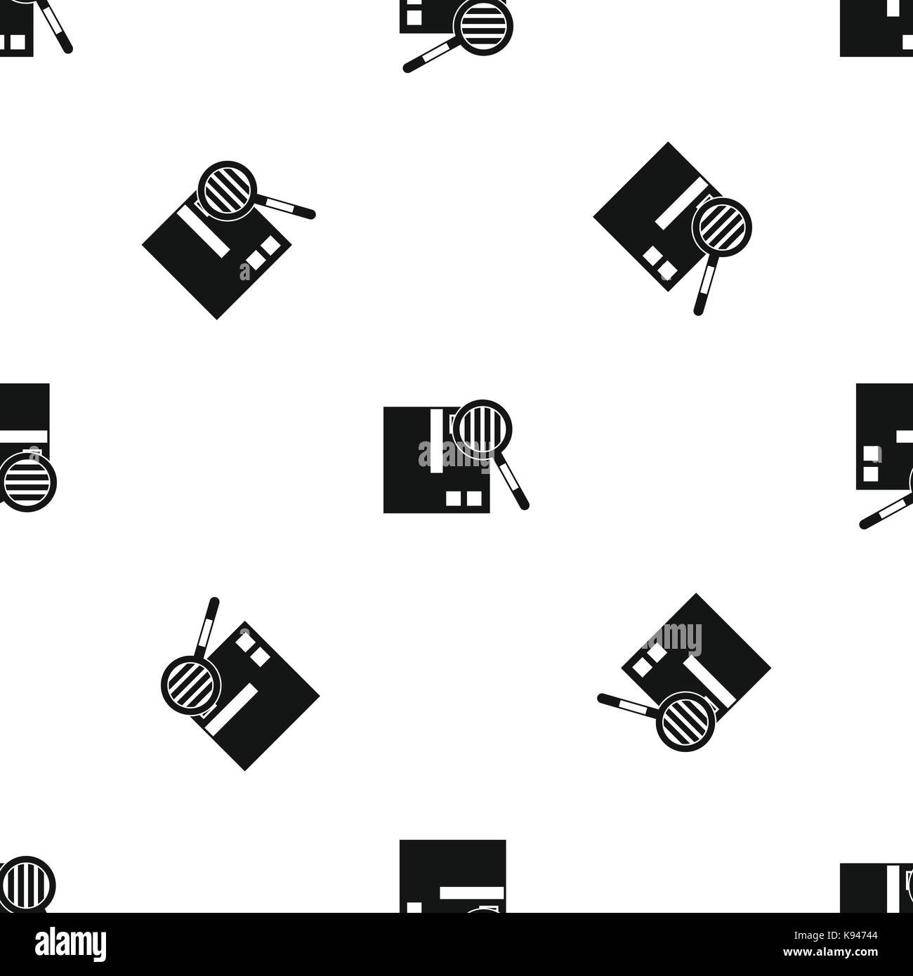 Quality control pattern seamless black Stock Vector Image & Art - Alamy