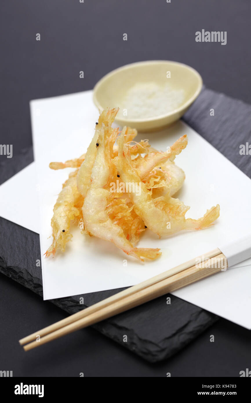 shiroebi tempura, deep fried japanese glass shrimp Stock Photo - Alamy