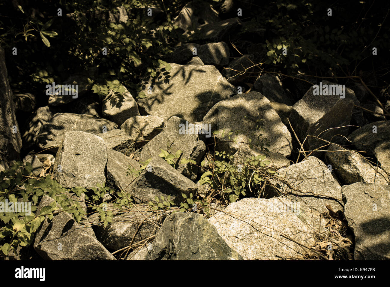 Rocks with smooth texture Stock Photo - Alamy