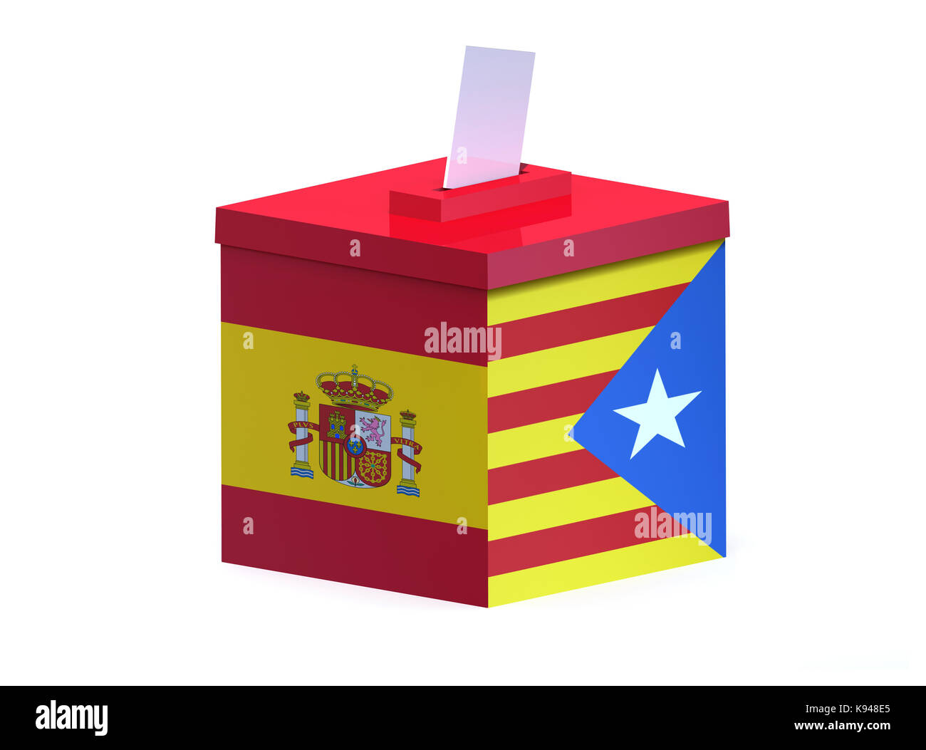Barcelona catalonia spain catalan elections hi-res stock photography ...