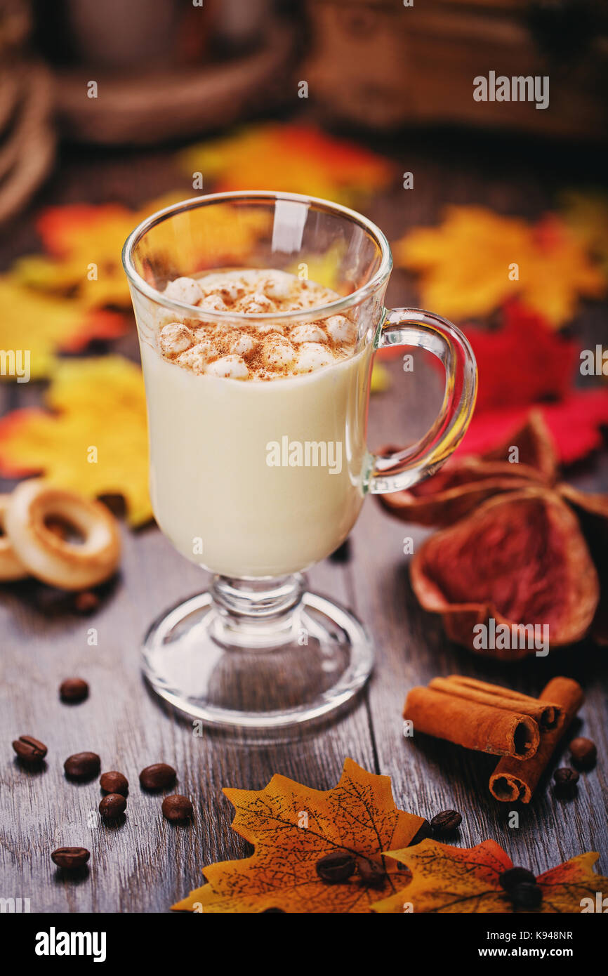 A white chocolate cocktail. Photo for yourself or advertising. Cocktail ...