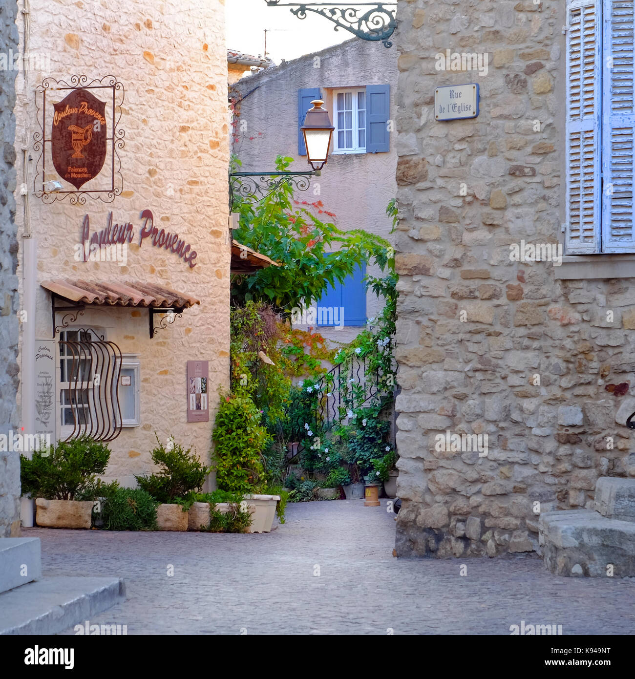 The medieval hill-top village of Le Castellet, in the heart of the ...