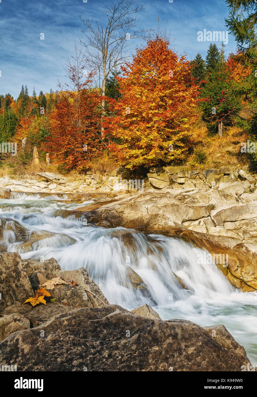 Fast mountain river Stock Photo - Alamy