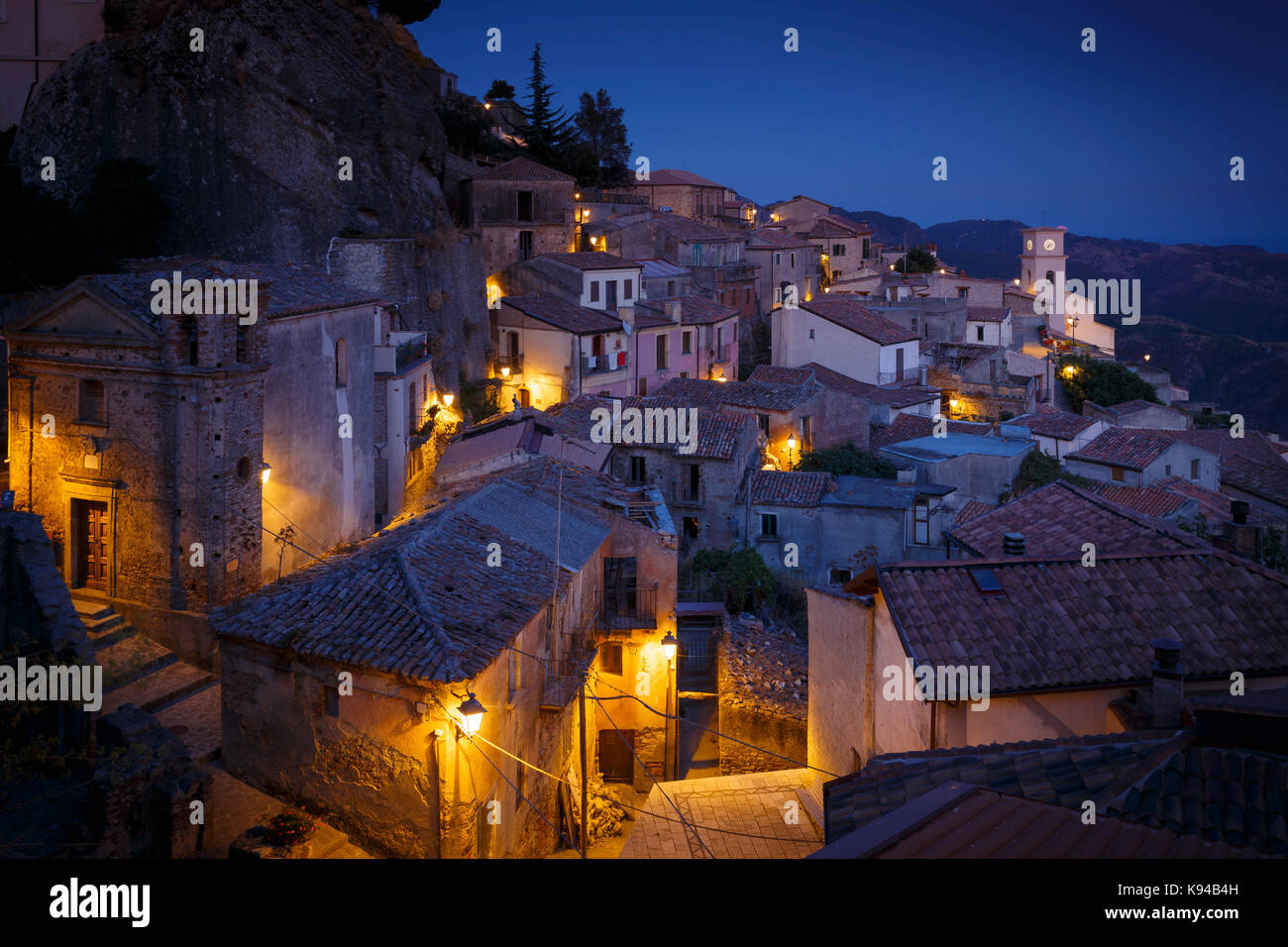Townscape of Bova, Reggio Calabria, Calabria, Italy Stock Photo - Alamy