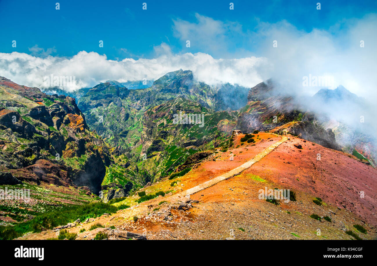 Madeira island landscape Stock Photo - Alamy