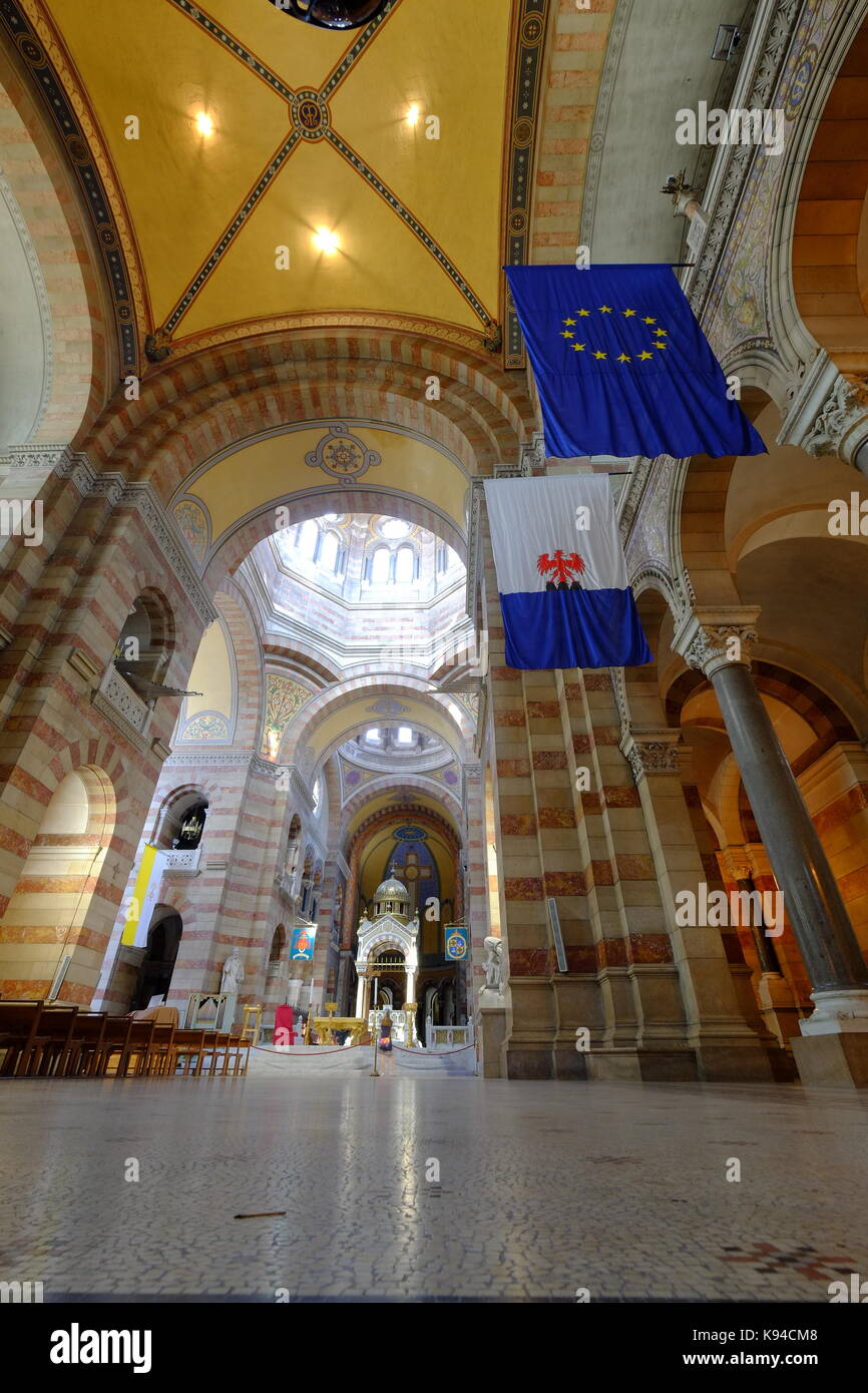 The interior of La Cathedrale de La Major, Marseilles,Provence,France ...
