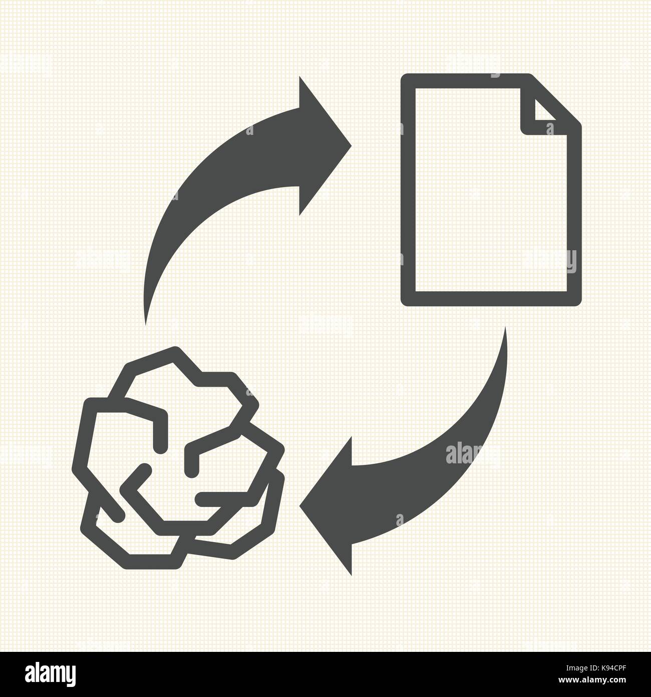 Paper Recycling Sign