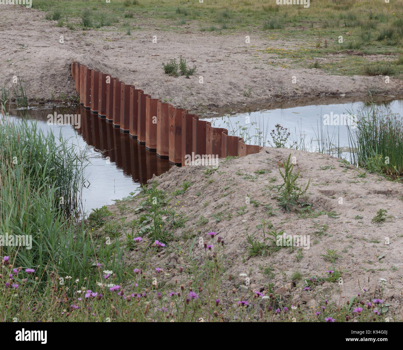 Landscape shot of St Aidans RSPB bird sanctuary, Leeds Stock Photo - Alamy
