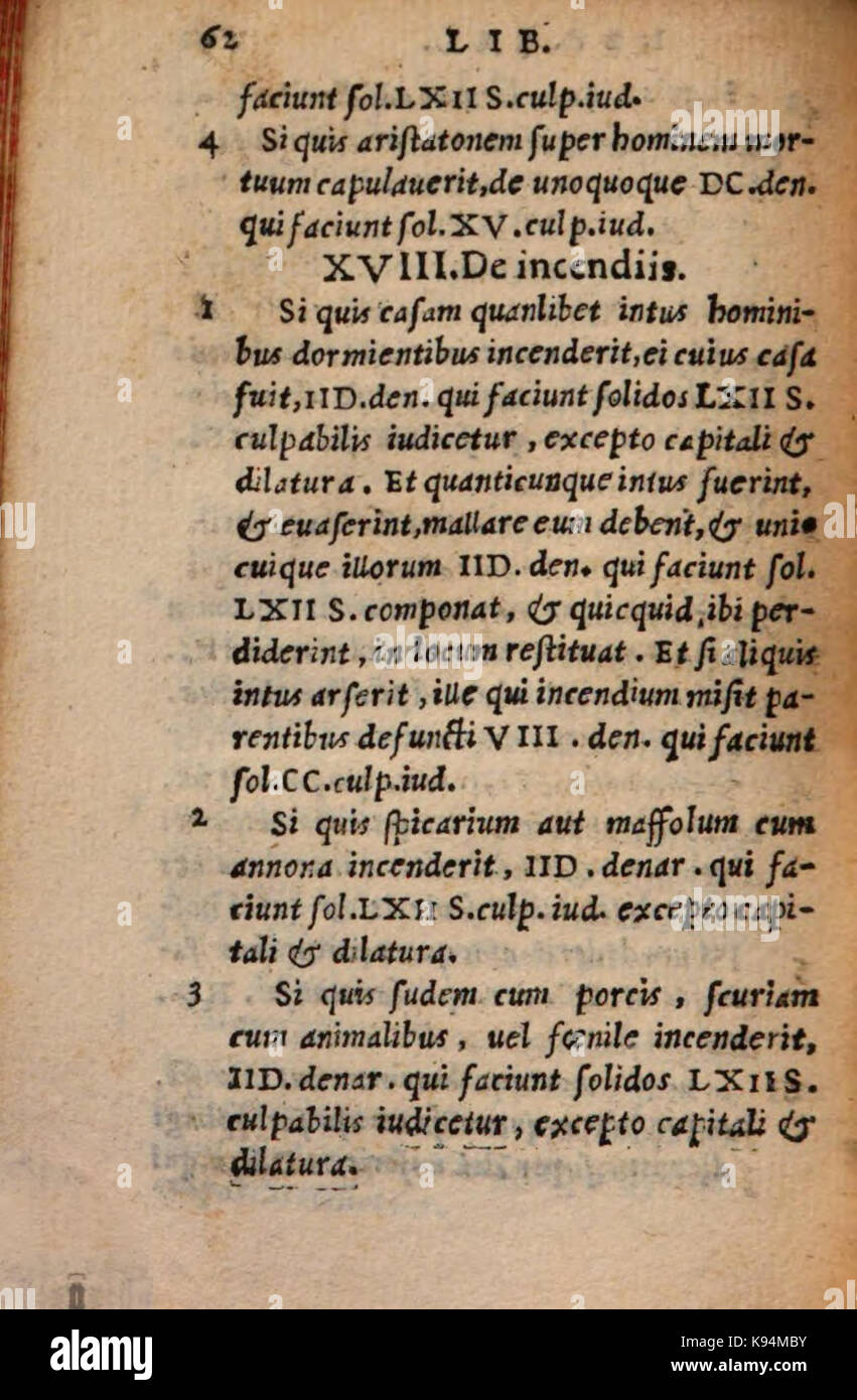 Libelli seu decreta 062 Stock Photo - Alamy