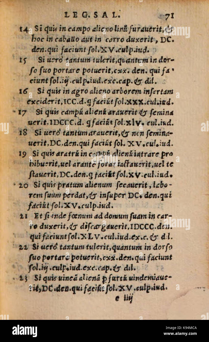 Libelli seu decreta 071 Stock Photo - Alamy