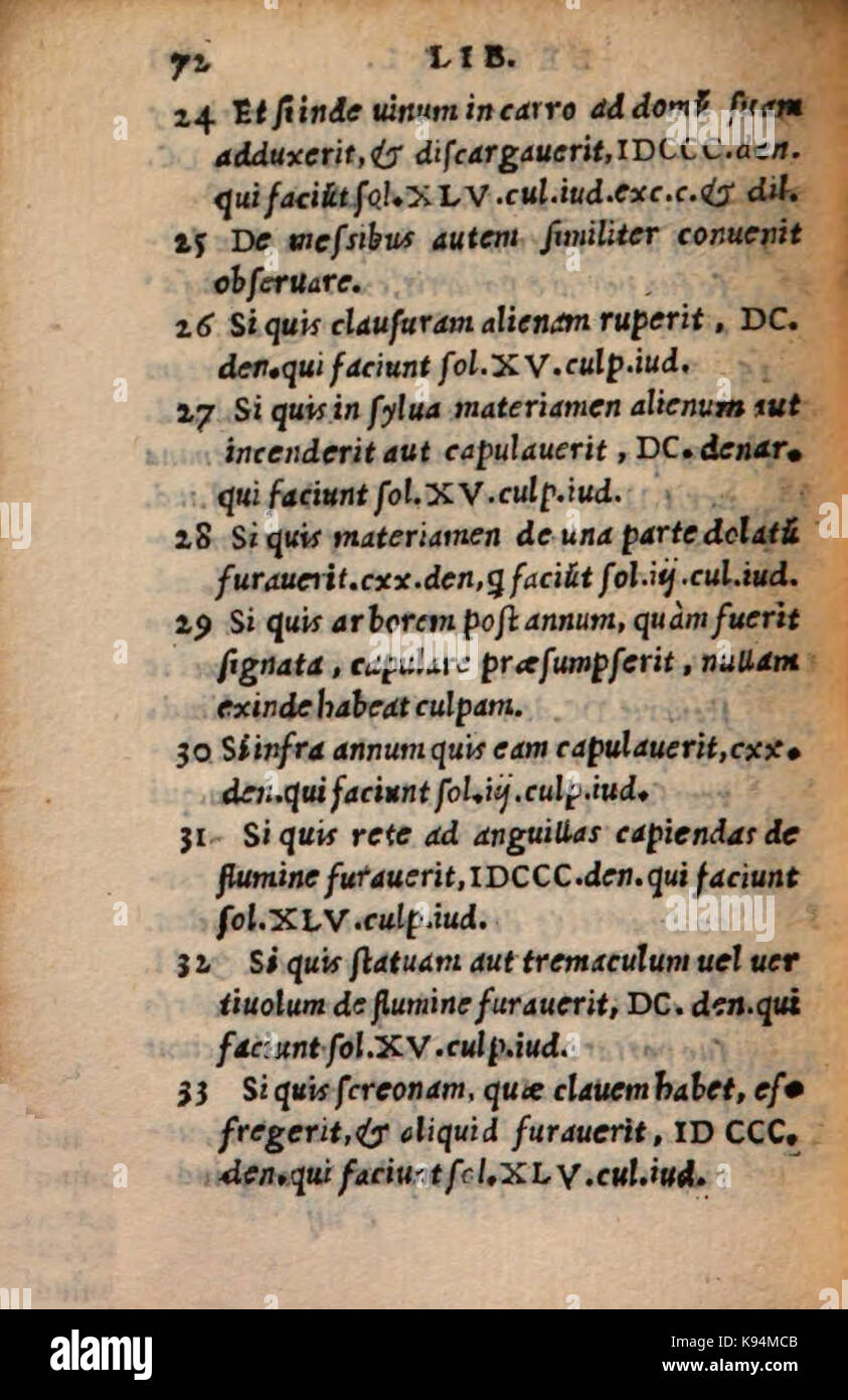 Libelli seu decreta 072 Stock Photo - Alamy