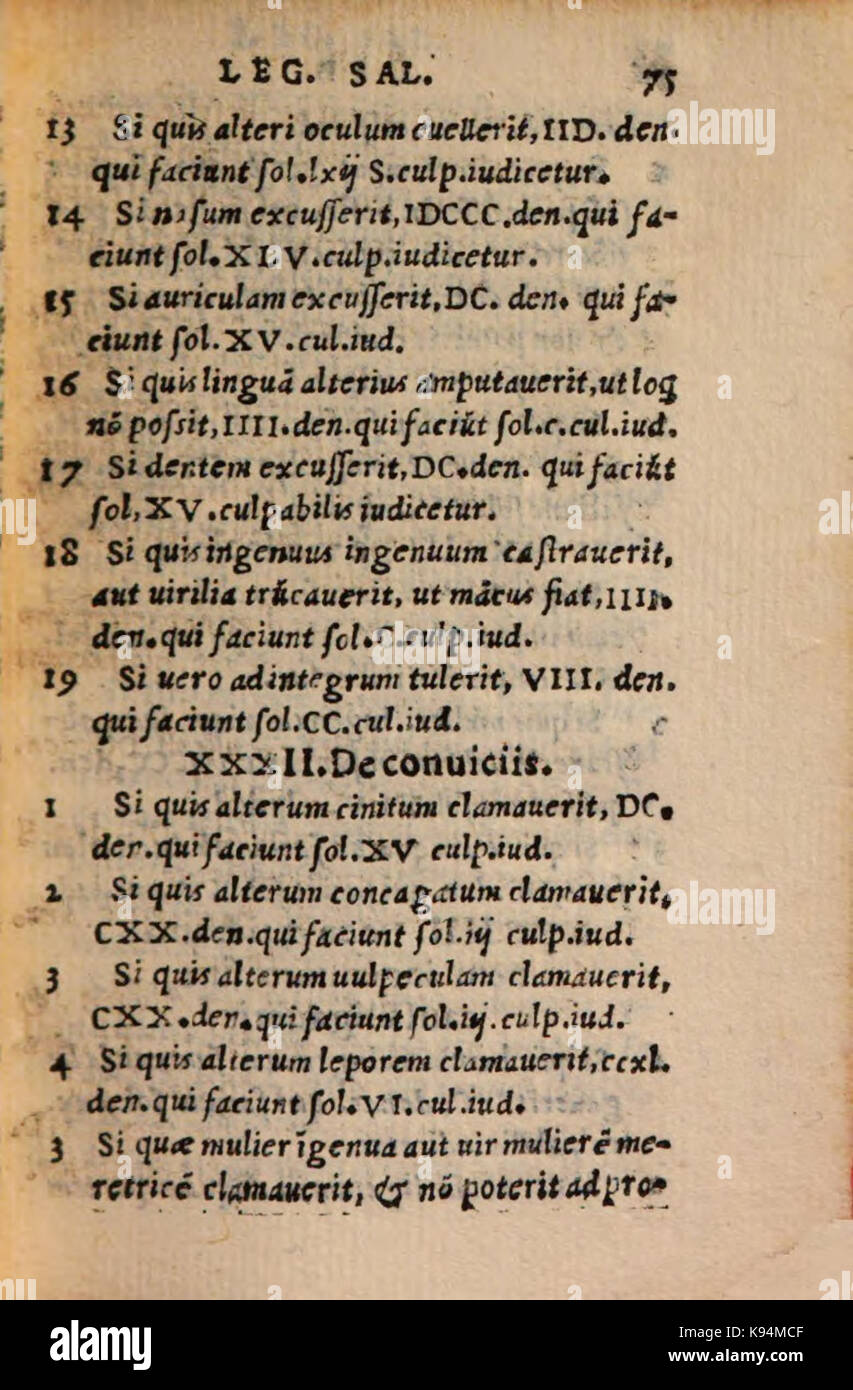 Libelli seu decreta 075 Stock Photo - Alamy