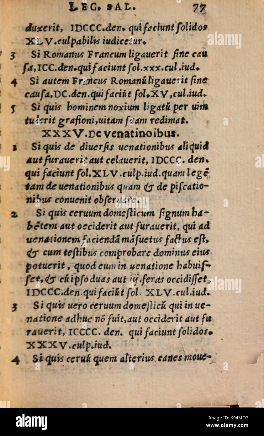 Libelli seu decreta 077 Stock Photo - Alamy