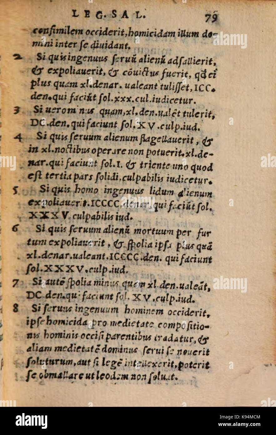 Libelli seu decreta 079 Stock Photo - Alamy