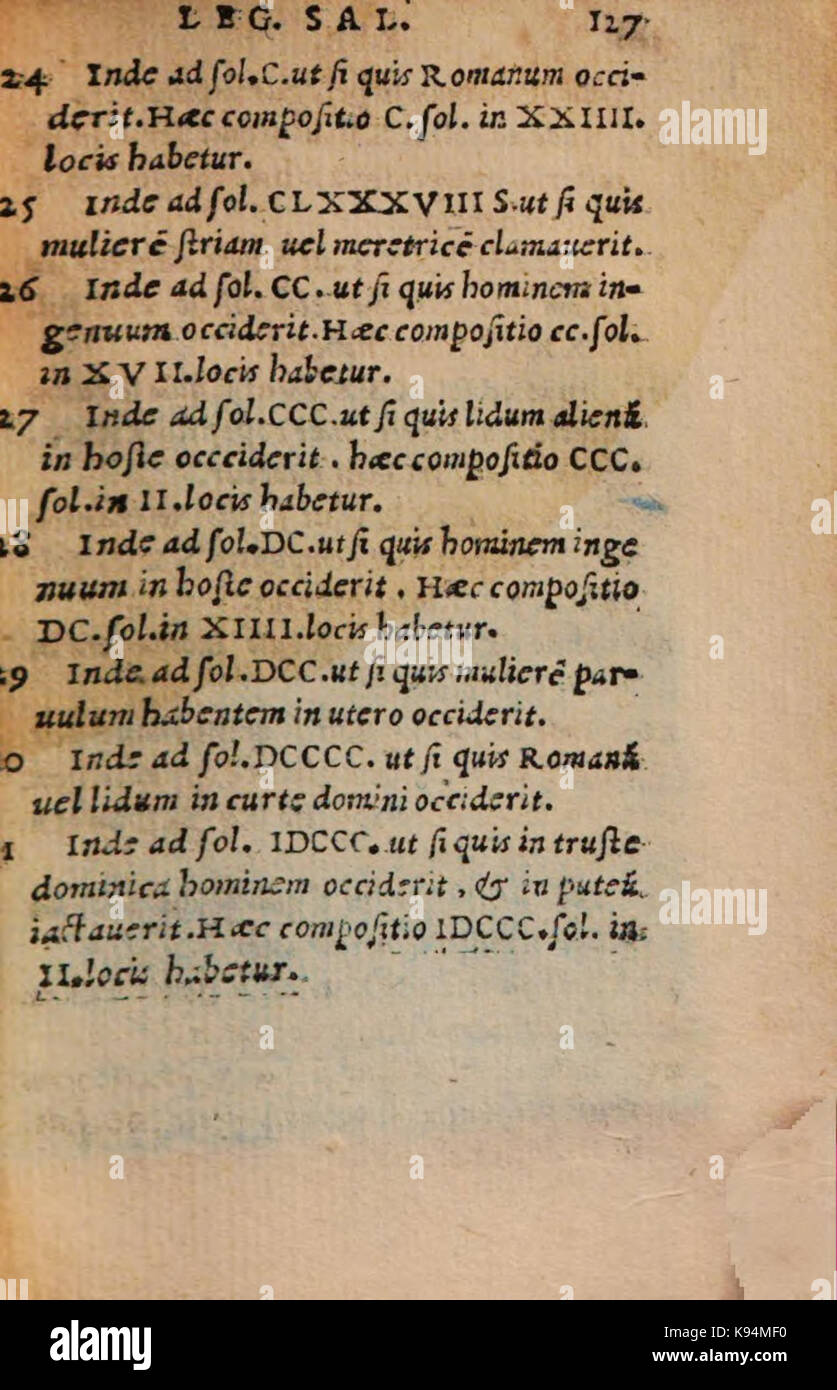 Libelli seu decreta 127 Stock Photo - Alamy