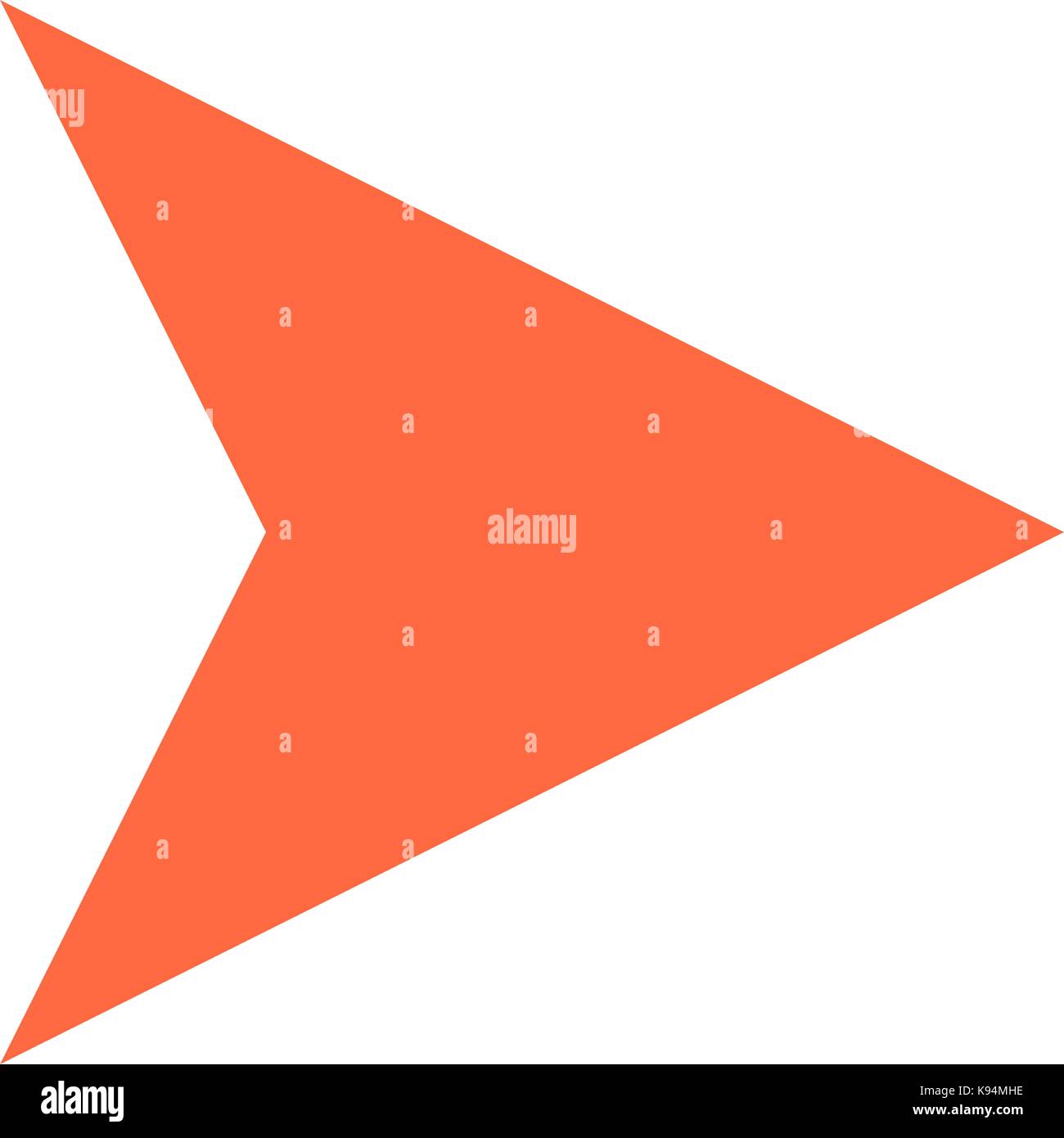 Arrow sign direction icon navigation button pointer pictogram. Quick ...