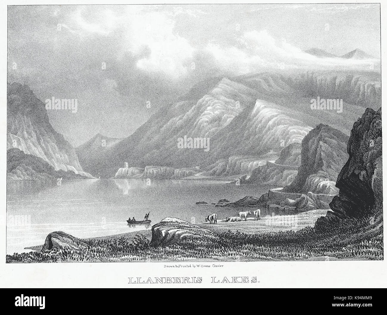 Map of llanberis hi-res stock photography and images - Alamy