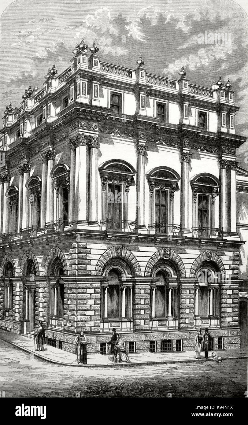 Lithograph of Moorlands House (1 Stock Photo - Alamy