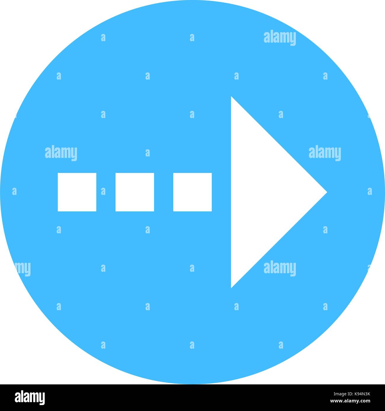 Arrow Sign Direction Icon Circle Button In Circular Shape Quick And Easy Recolorable Shape