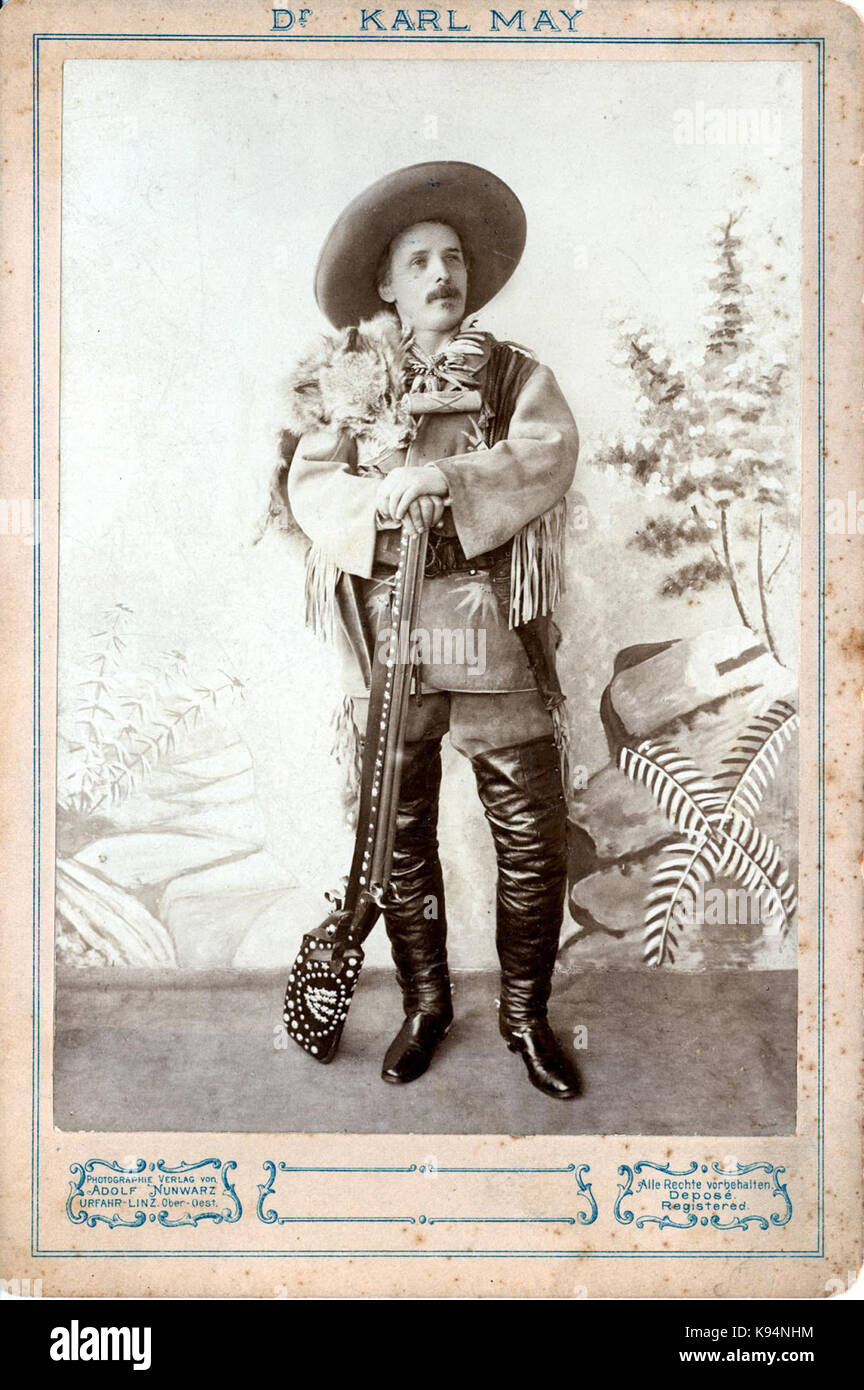 Karl May as Old Shatterhand 9 Stock Photo - Alamy