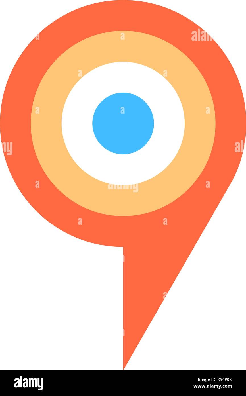 Quick and easy recolorable circle shape isolated from background. Flat ...