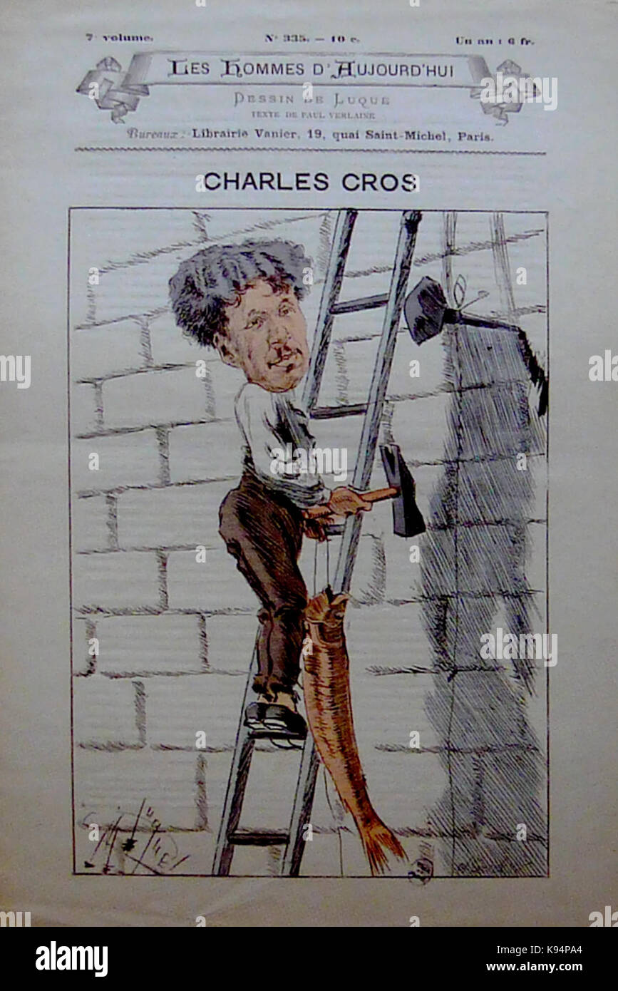 Les Hommes N 335 Charles Cros Stock Photo - Alamy
