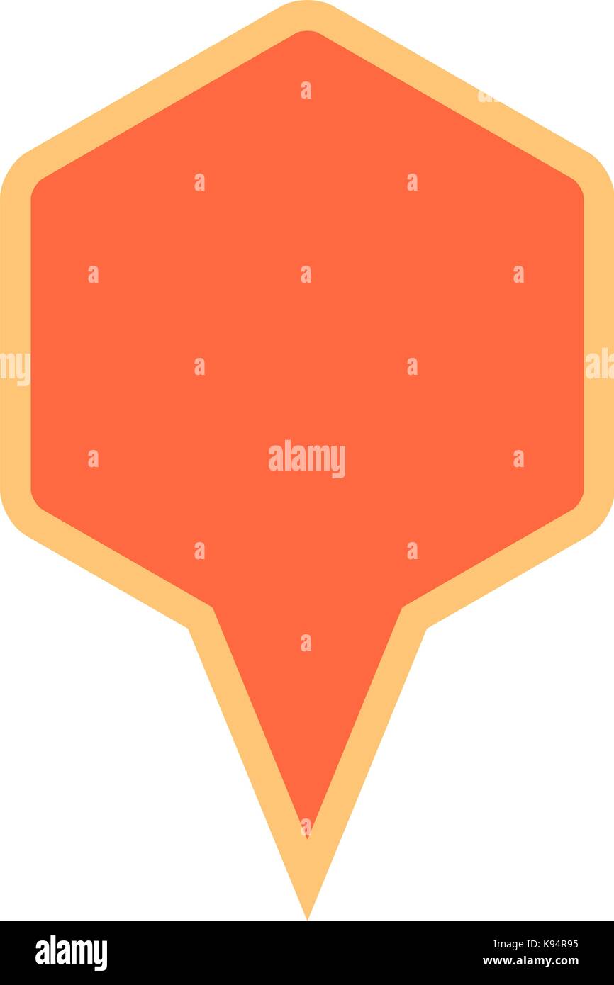 Quick and easy recolorable hexagon shape isolated from background. Flat ...