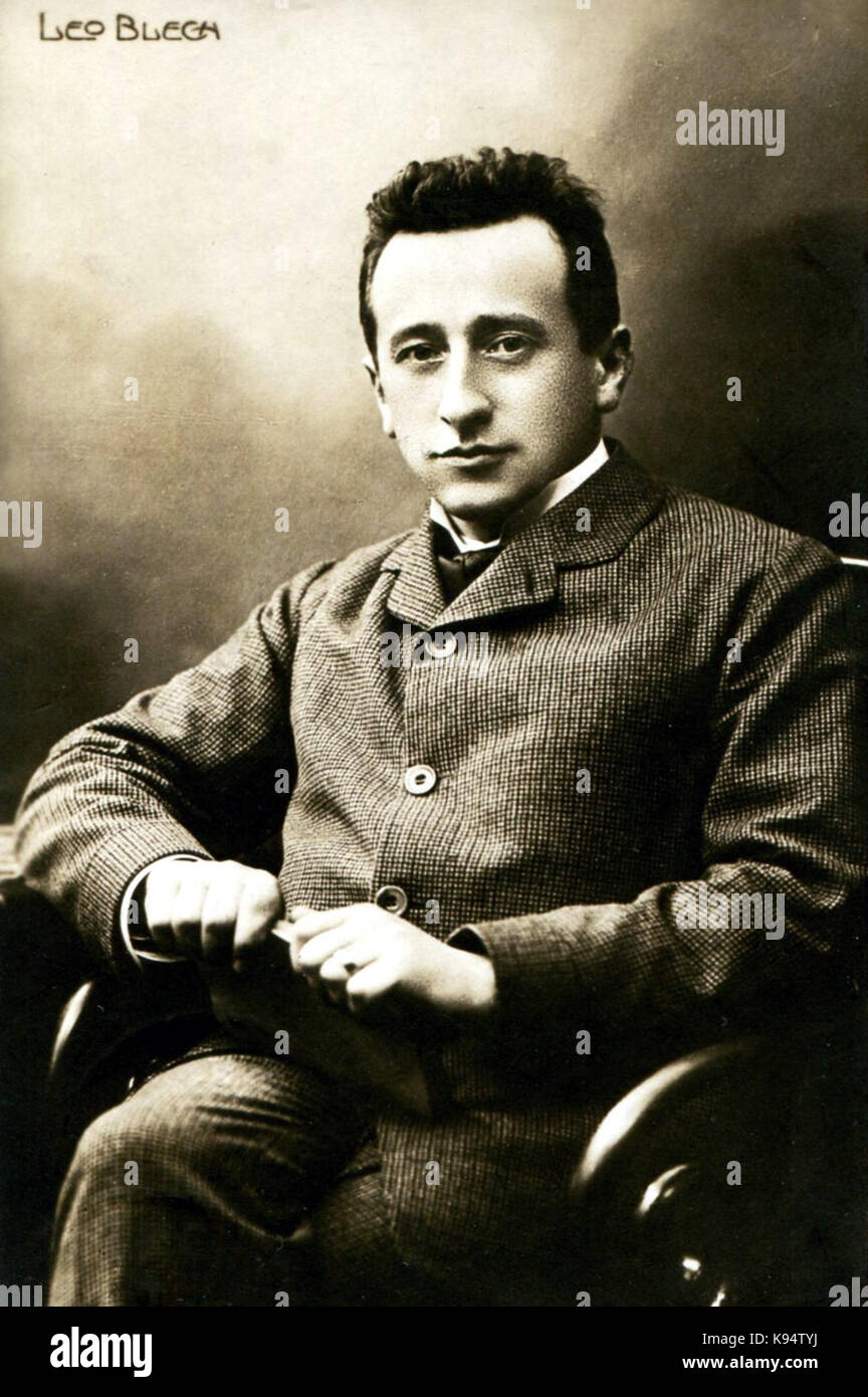 Leo Blech um 1900 Stock Photo - Alamy