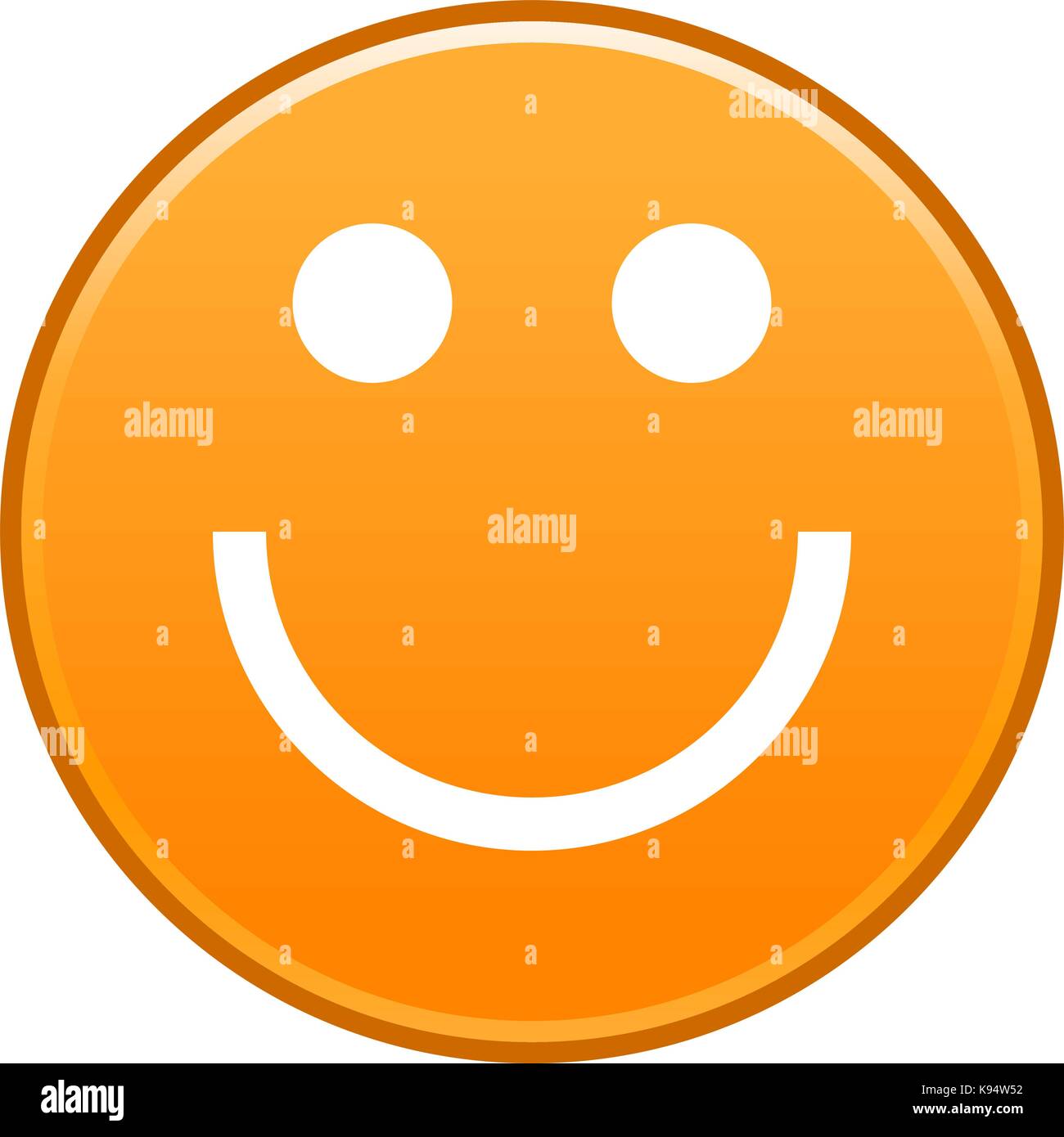 Orange smiling face cheerful smiley happy emoticon. Quick and easy ...