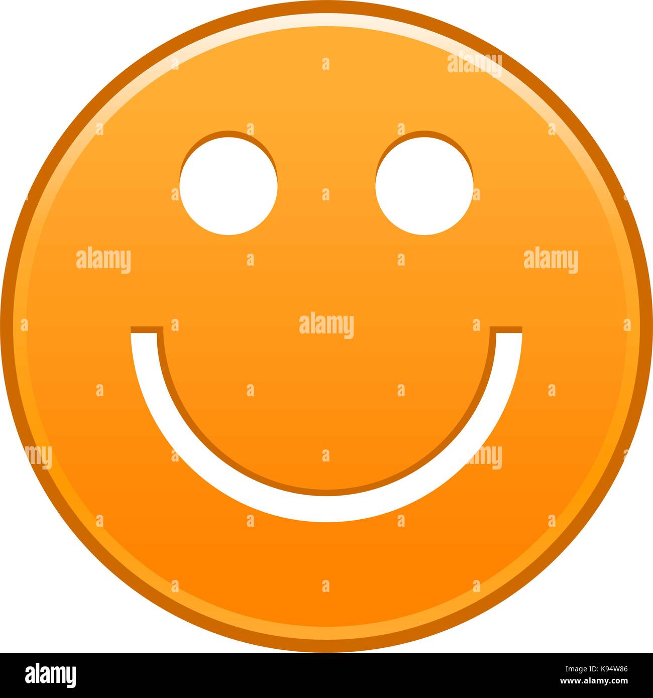 Orange smiling face cheerful smiley happy emoticon. Quick and easy ...