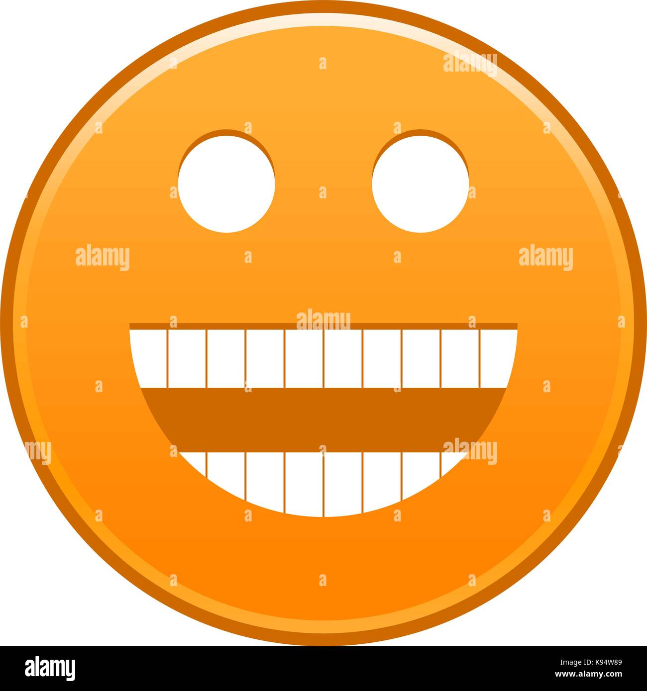 Orange smiling face cheerful smiley happy emoticon. Quick and easy ...