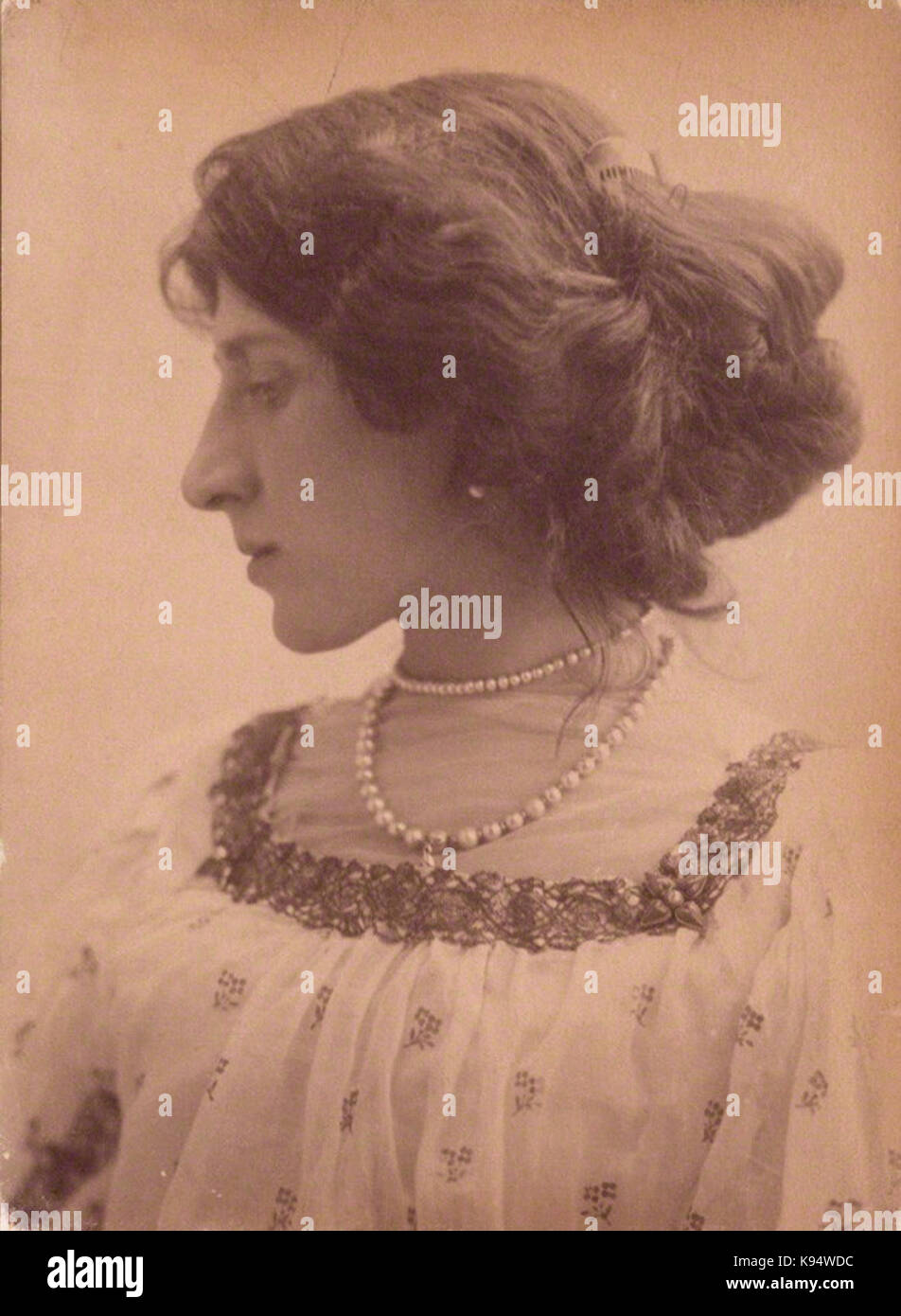 Lady Ottoline Morrell by George Charles Beresford 1903 1 Stock Photo ...