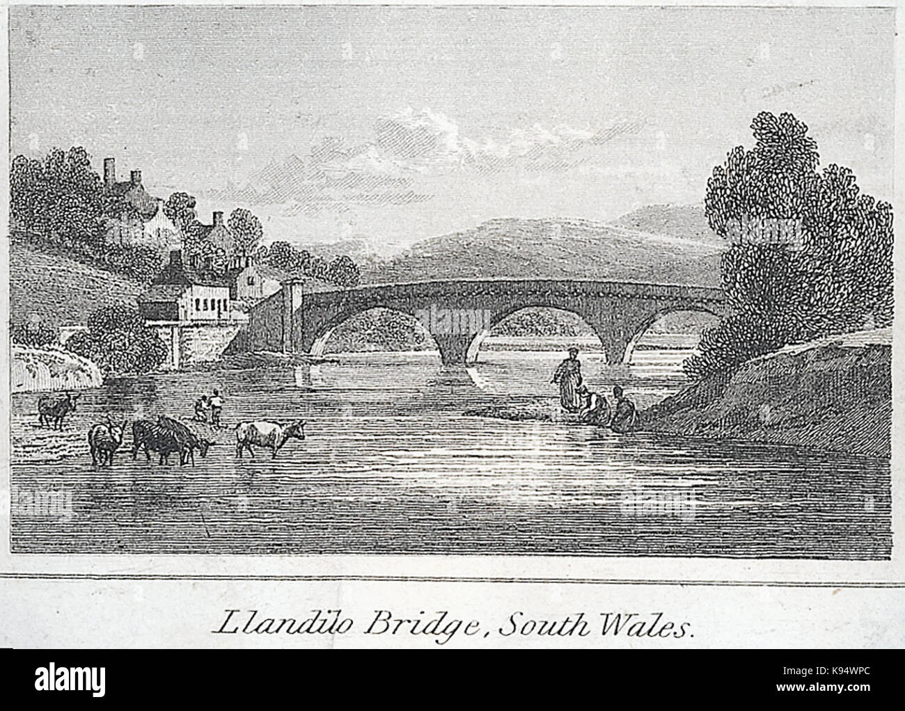 Landilo Bridge, South Wales Stock Photo - Alamy