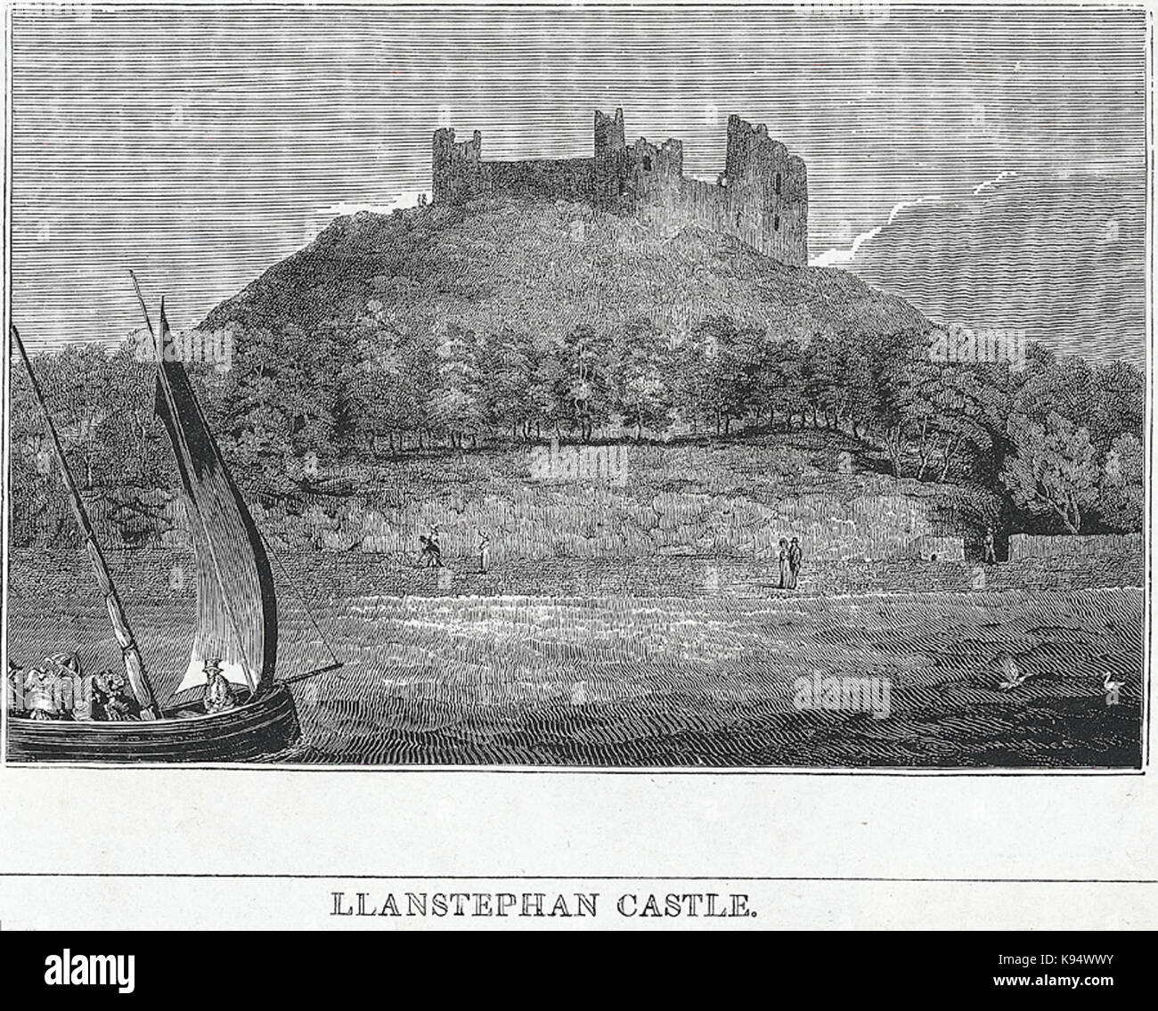 Llanstephan castle hi-res stock photography and images - Alamy