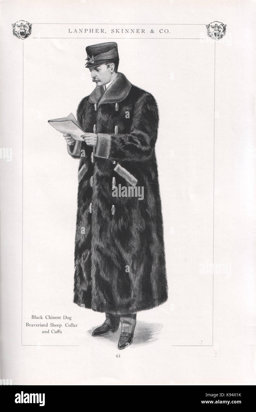 Lanpher Furs Season of 1910 Lanpher, Skinner & Co Saint Paul 61 Stock ...