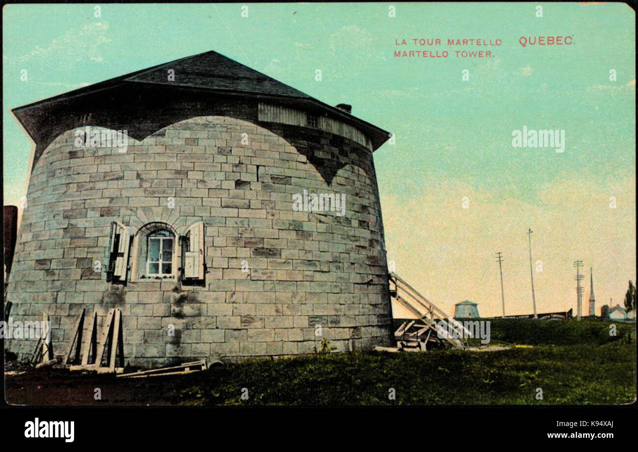 La tour Martello Quebec Stock Photo - Alamy